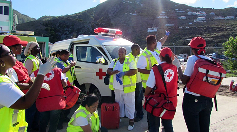 Rode Kruis Saba in beeld